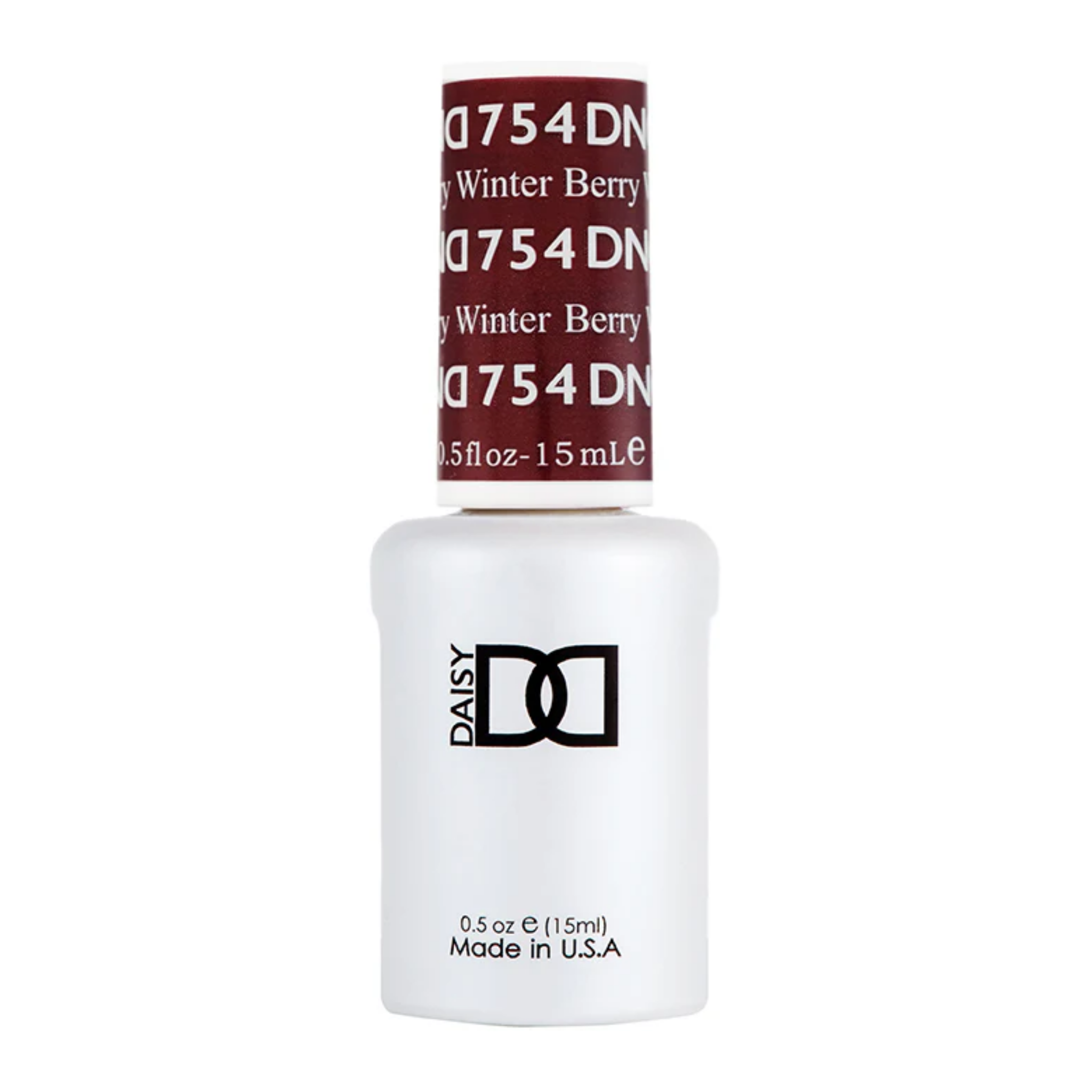 Shop DND Gel ‘Winter Berry’ – Deep Maroon Red Gel Polish
