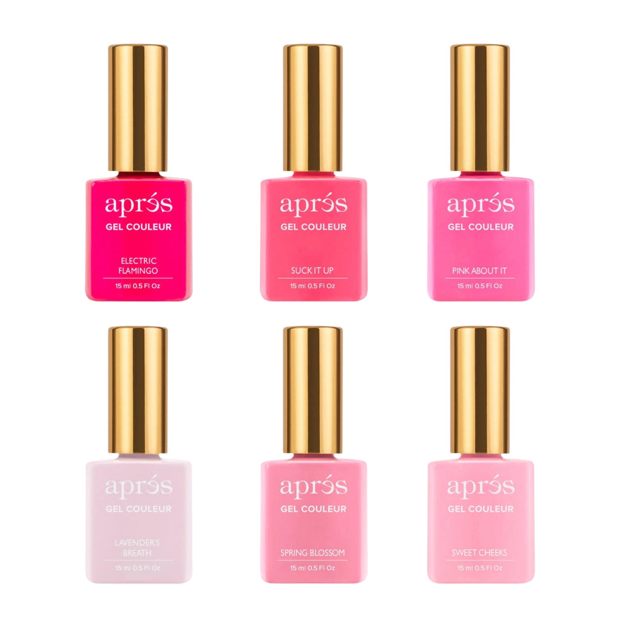 Apres Gel Couleur Valentine's Set | Popular Pink Gel Polishes