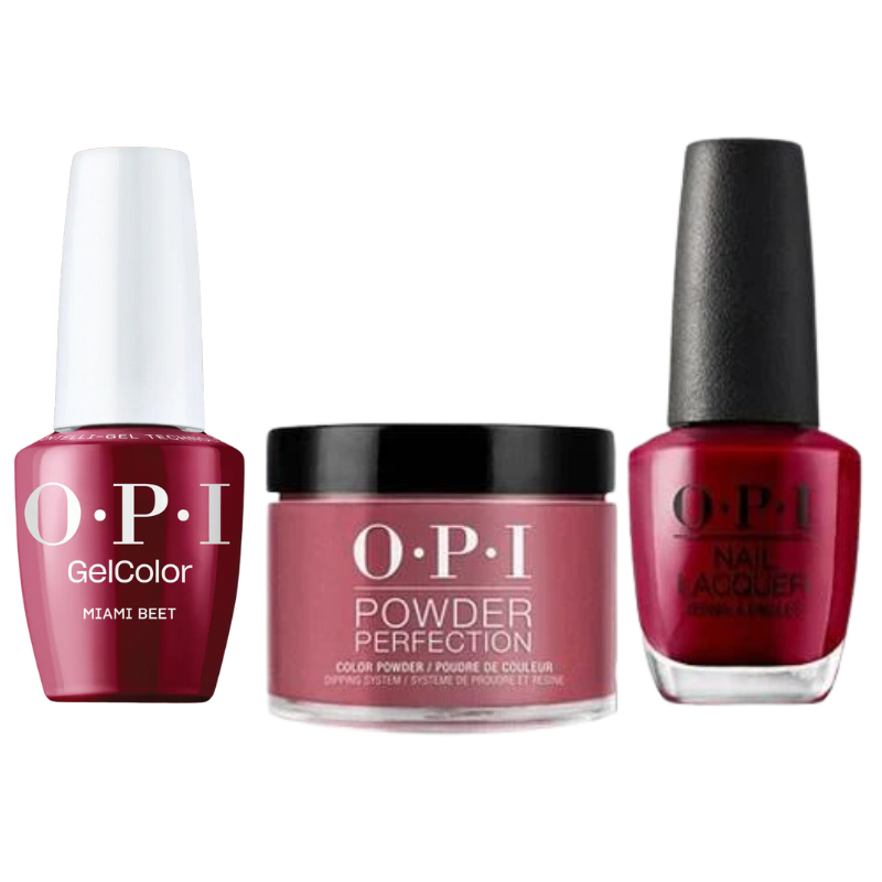 Shop OPI Intelli-Gel Trio B78 Miami Beet
