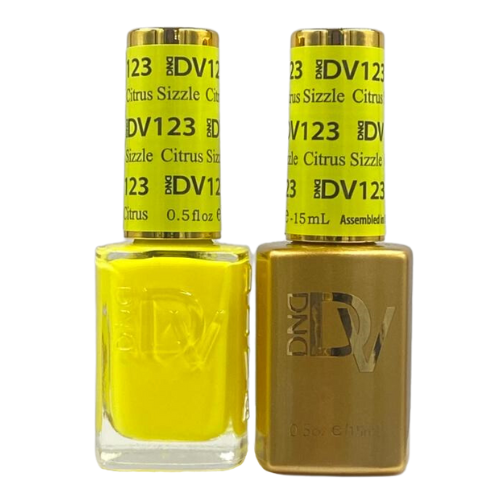 123 Citrus Sizzle Diva Gel & Polish Duo by DND – Nail Company Wholesale ...