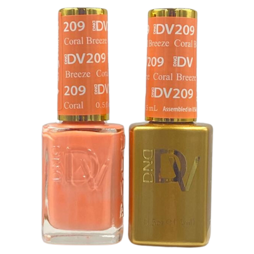 209 Coral Breeze Diva Gel & Polish Duo by DND