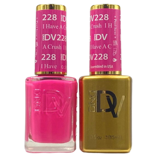 228 I Have A Crush Gel & Polish Diva Duo by DND
