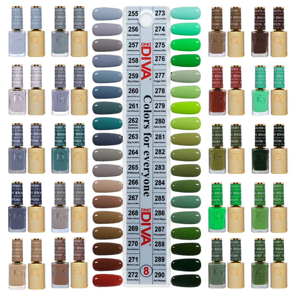 DND Diva Happy Trails Gel & Polish Collection | 30pc & 36pc