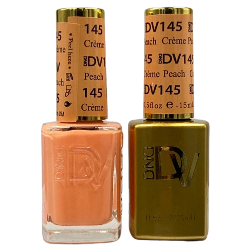 145 Creme Peach Gel & Polish Diva Duo by DND – Nail Company Wholesale ...