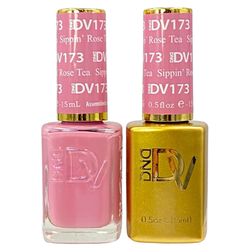 173 Sippin' Rose Tea Gel & Polish Diva Duo by DND