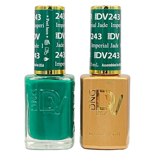 243 Imperial Jade Gel & Polish Diva Duo by DND
