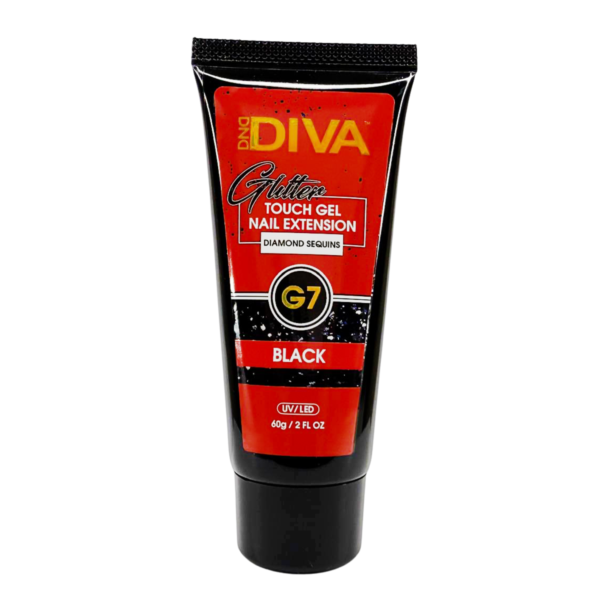 Shop DND Diva Glitter Touch Gel - G07 Black