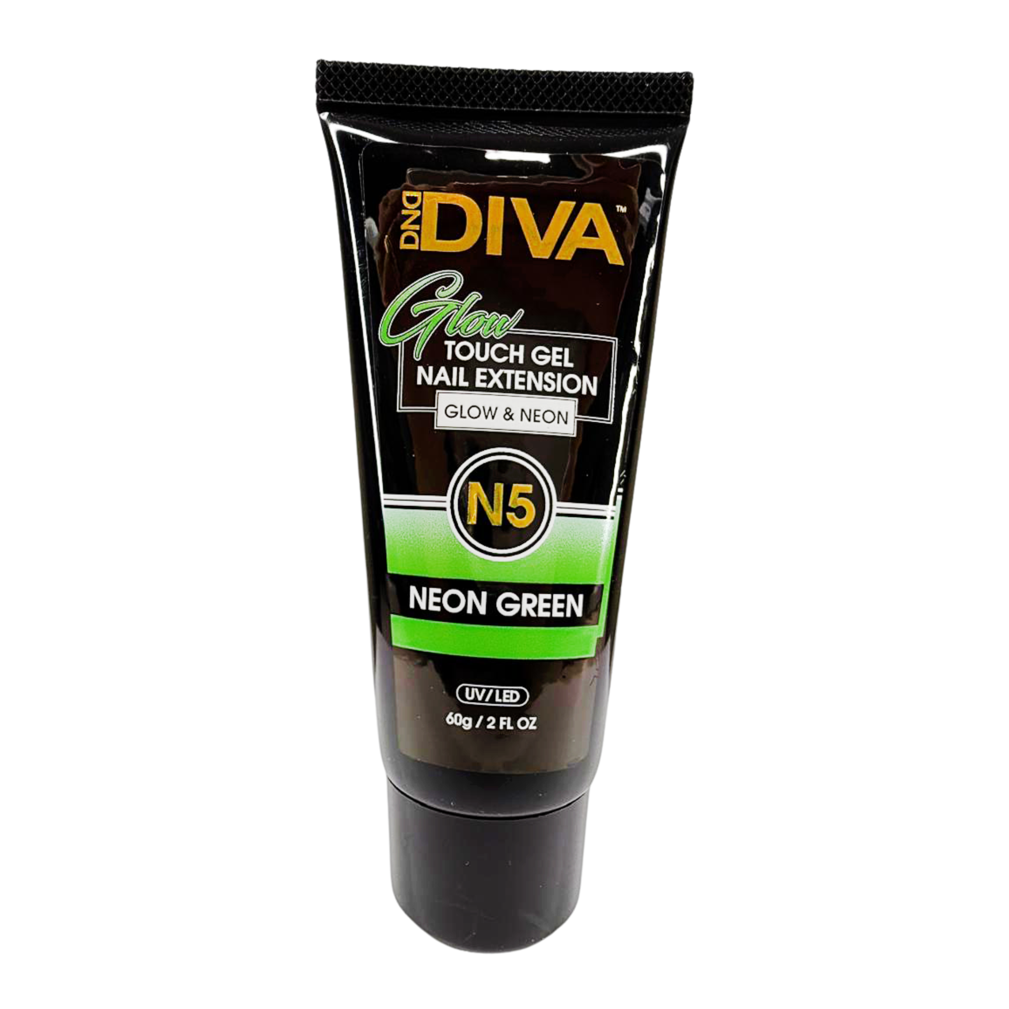 Shop DND Diva Glow Touch Gel - N05 Neon Green