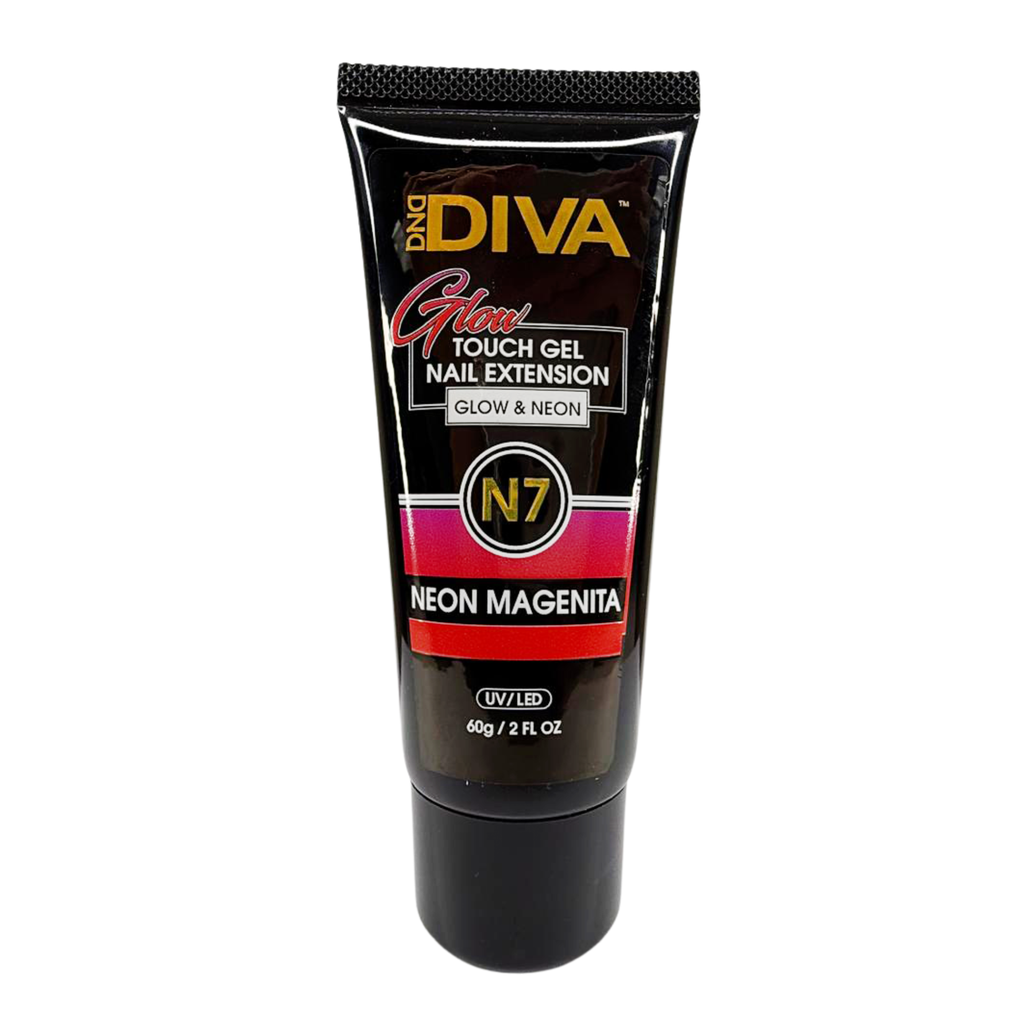 Shop DND Diva Glow Touch Gel - N07 Neon Magenita