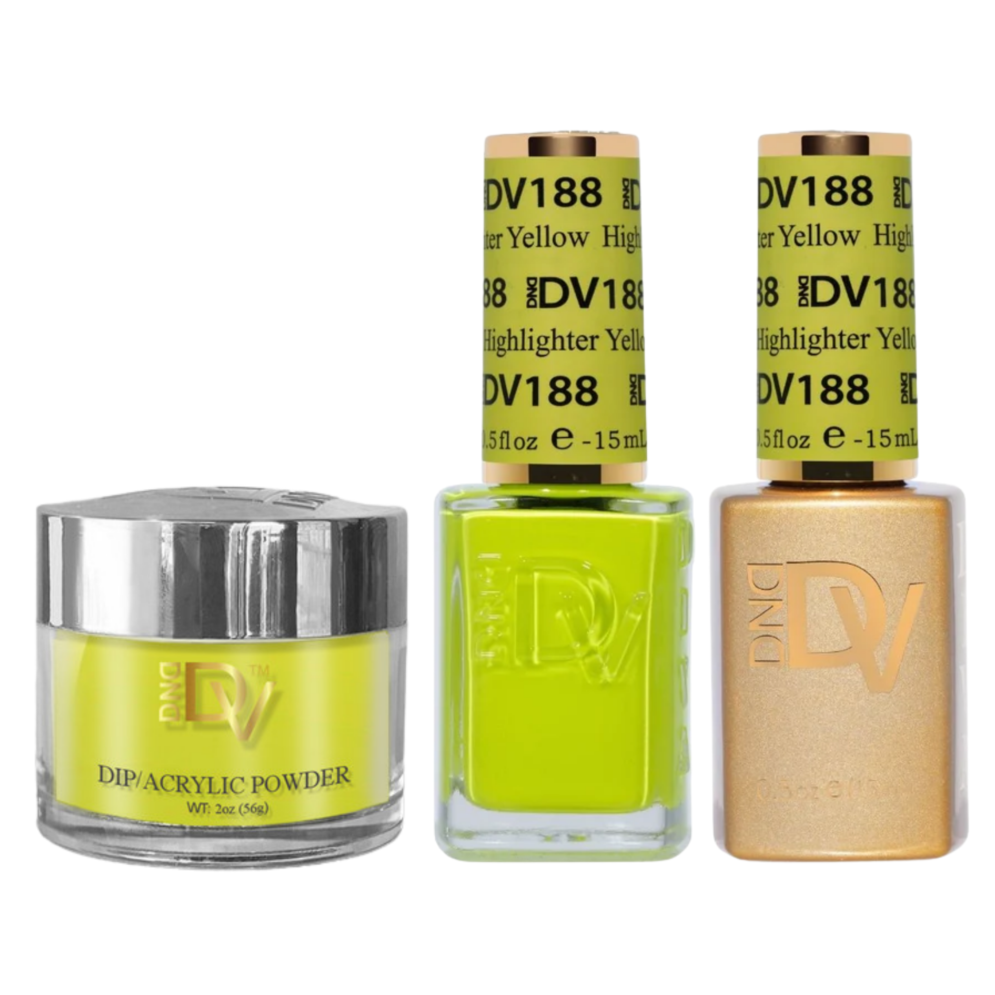 Shop DND Diva Trio I 188 Highlighter Yellow