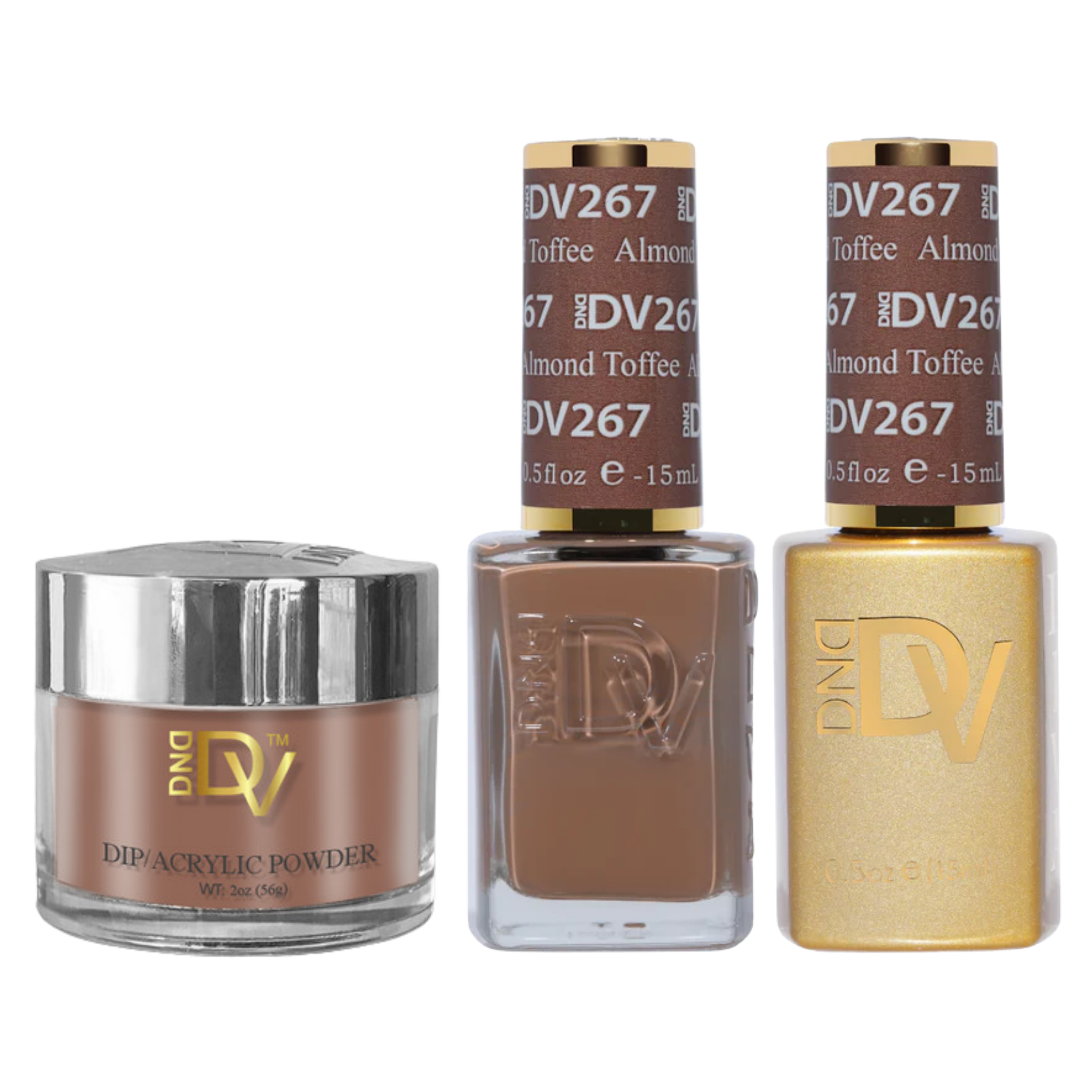 Shop DND Diva Trio I 267 Almond Toffee