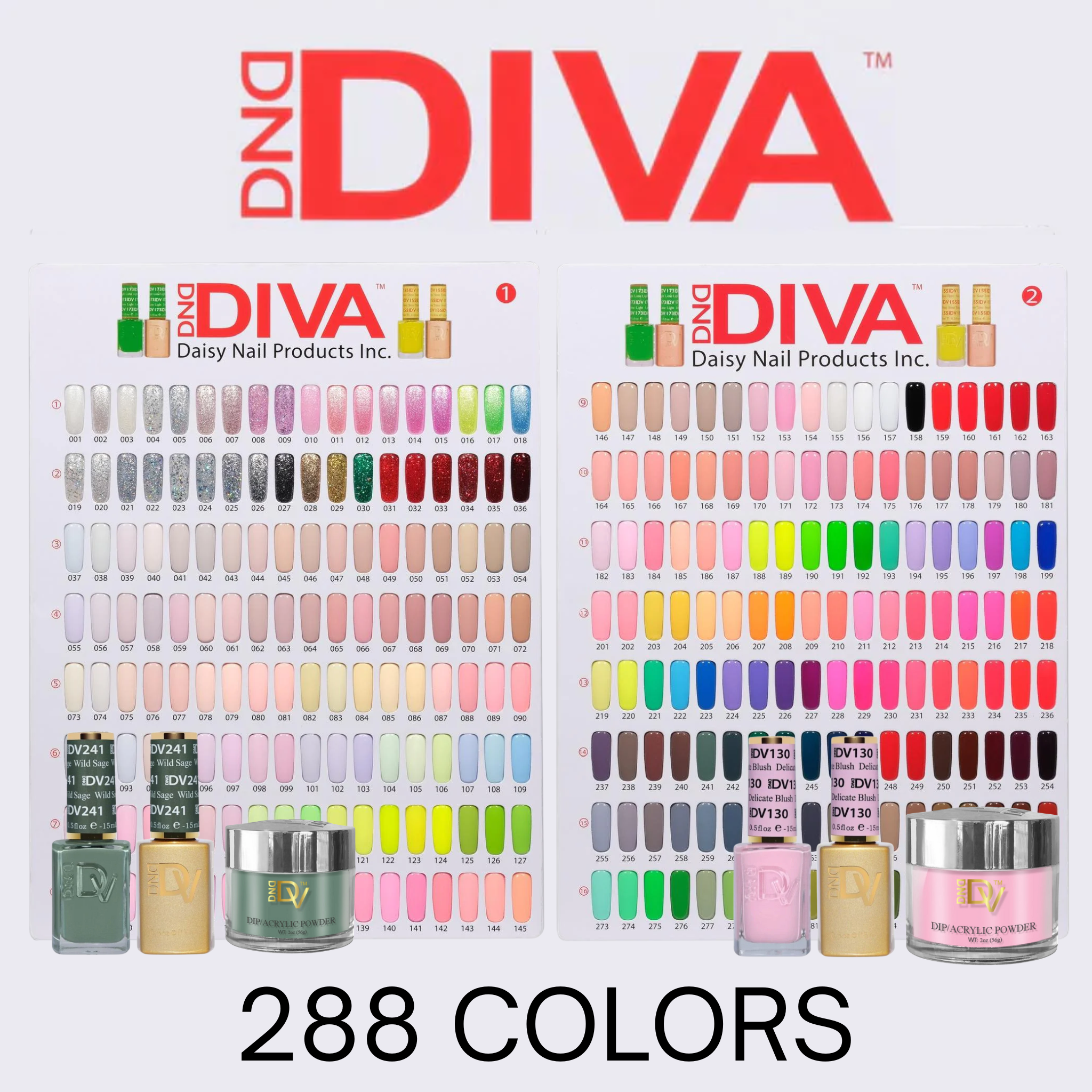 Shop DND Diva Full Trio Collection with Swatch Book
