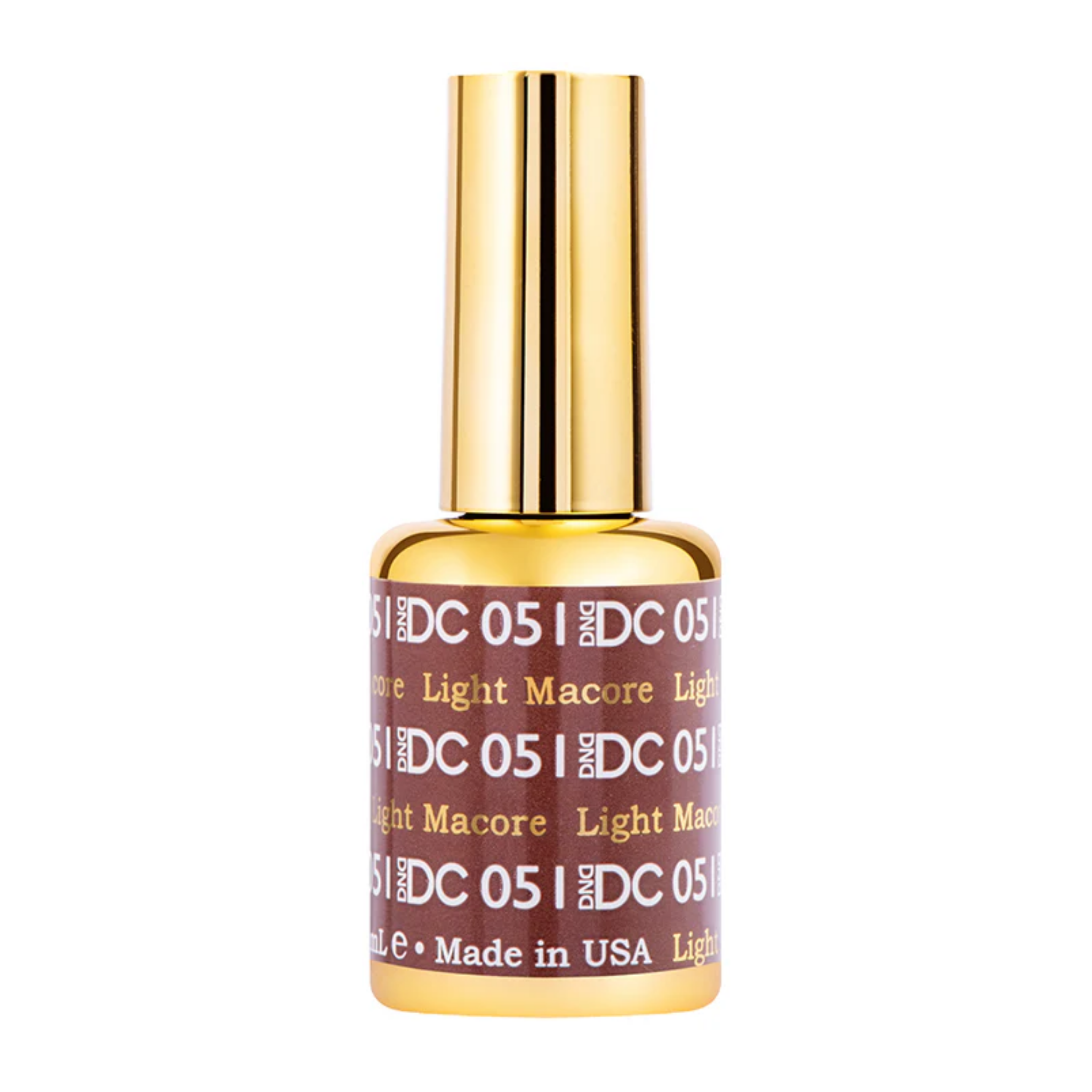 Shop DND DC Gel ‘Light Macore’ – Classic Brown Polish