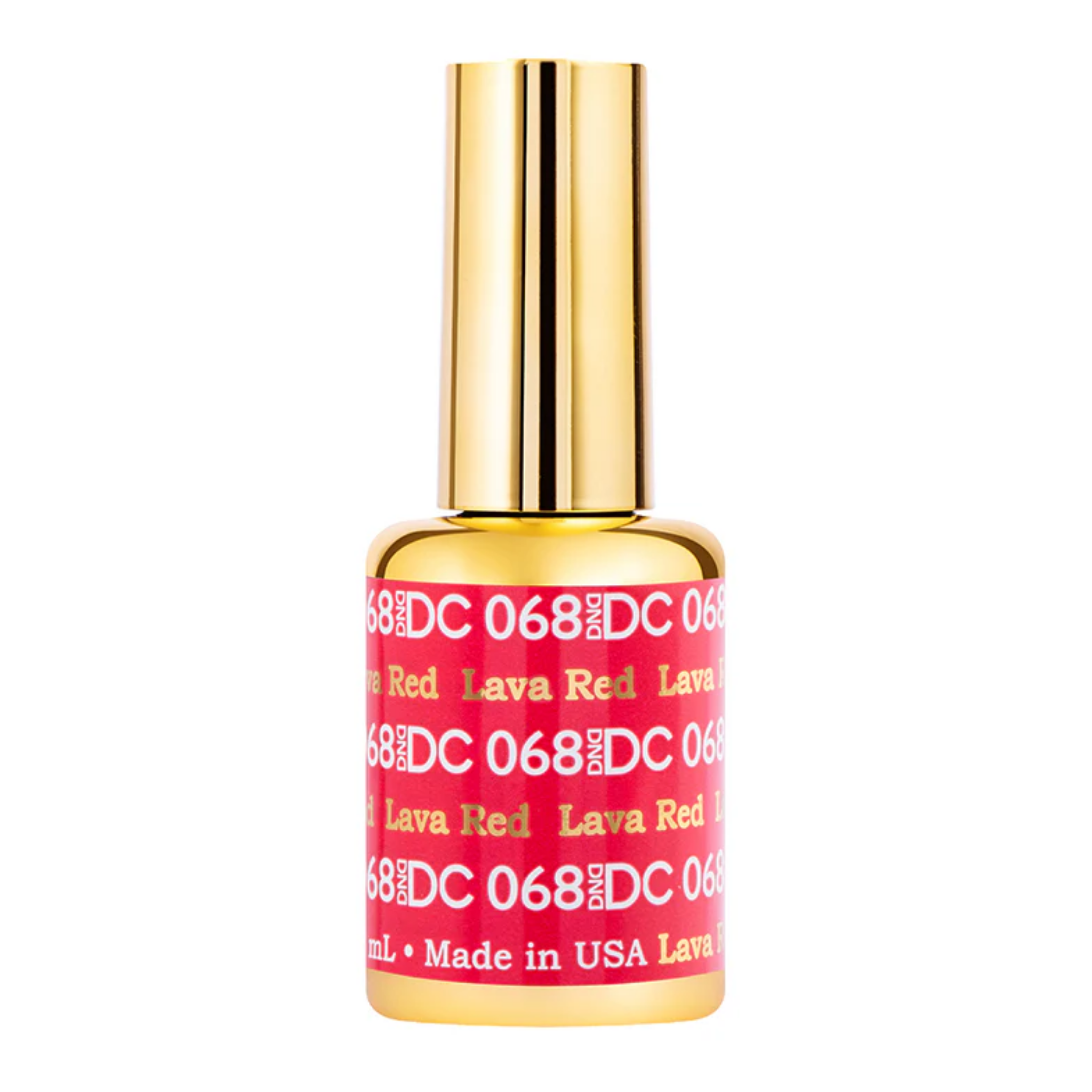 Shop DND DC Gel ‘Lava Red’ – Bright Red Polish