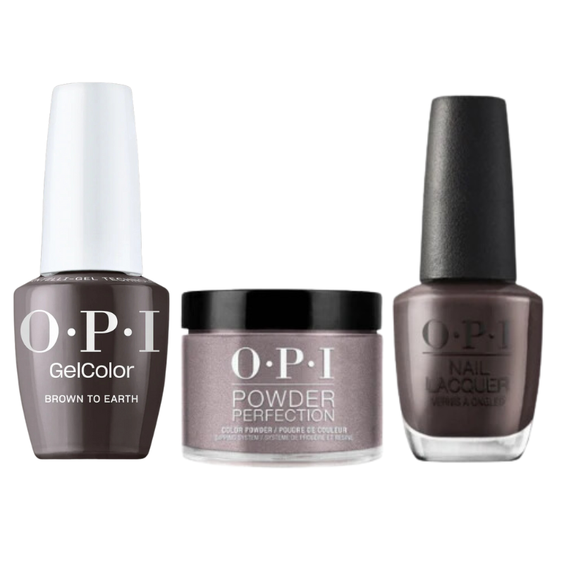 Shop OPI Intelli-Gel Trio F004 Brown To Earth