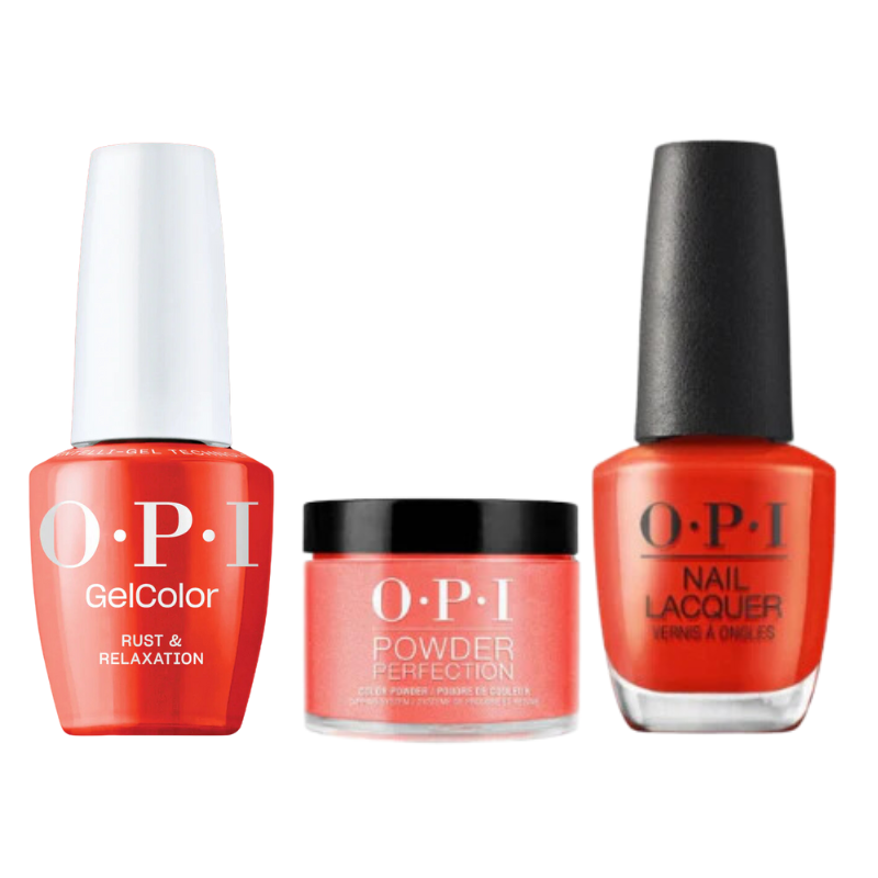 Shop OPI Intelli-Gel Trio F006 Rust & Relaxation