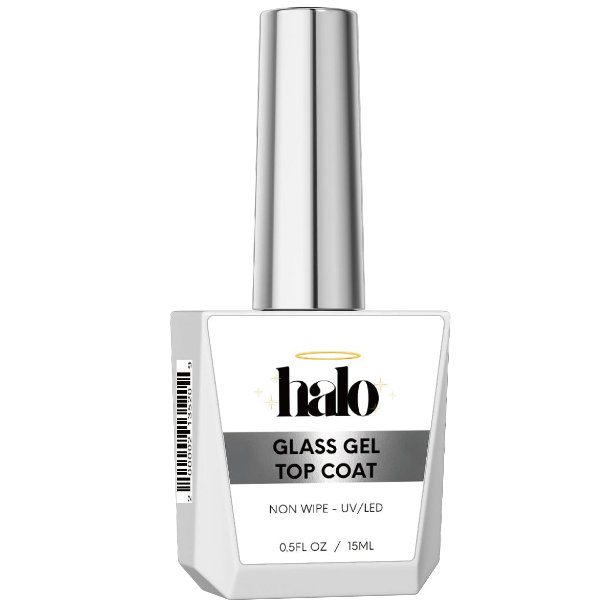 Halo Glass Gel Top Coat Non-Wipe 💎