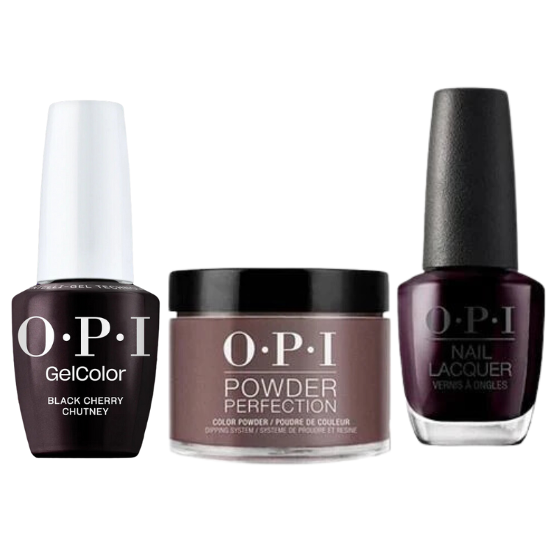 Shop OPI Intelli-Gel Trio I43 Black Cherry Chutney