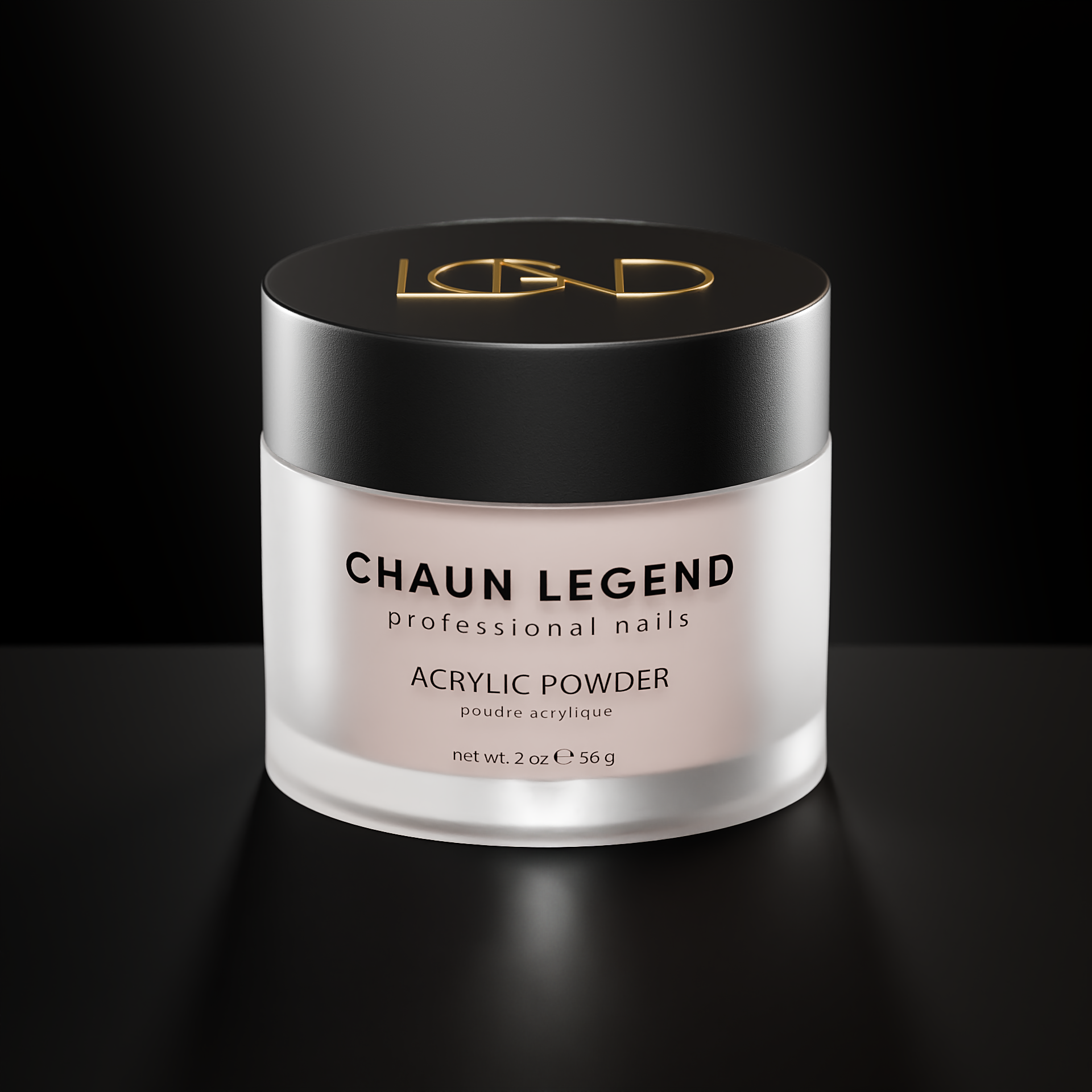 116 Barely Pink Acrylic Powder 2oz by Chaun Legend