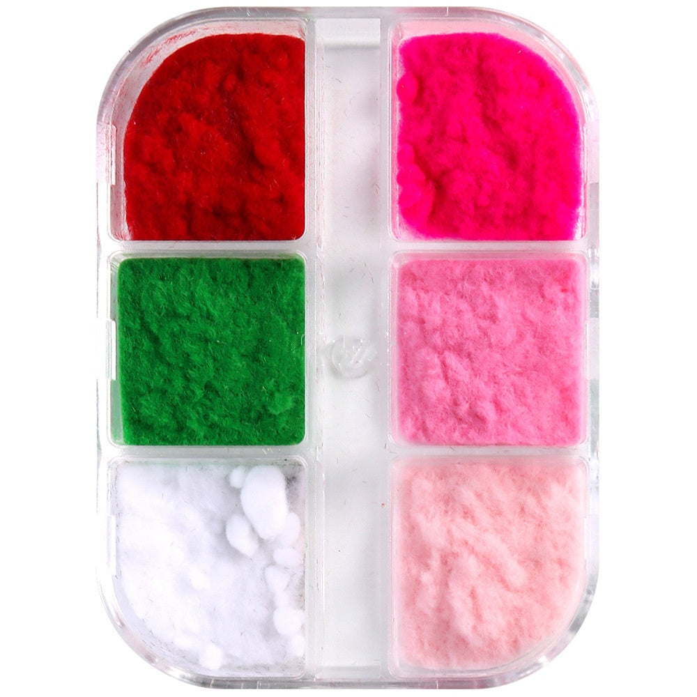 Velvet Flocking Powder Nail Art Kit – 3D Christmas Designs