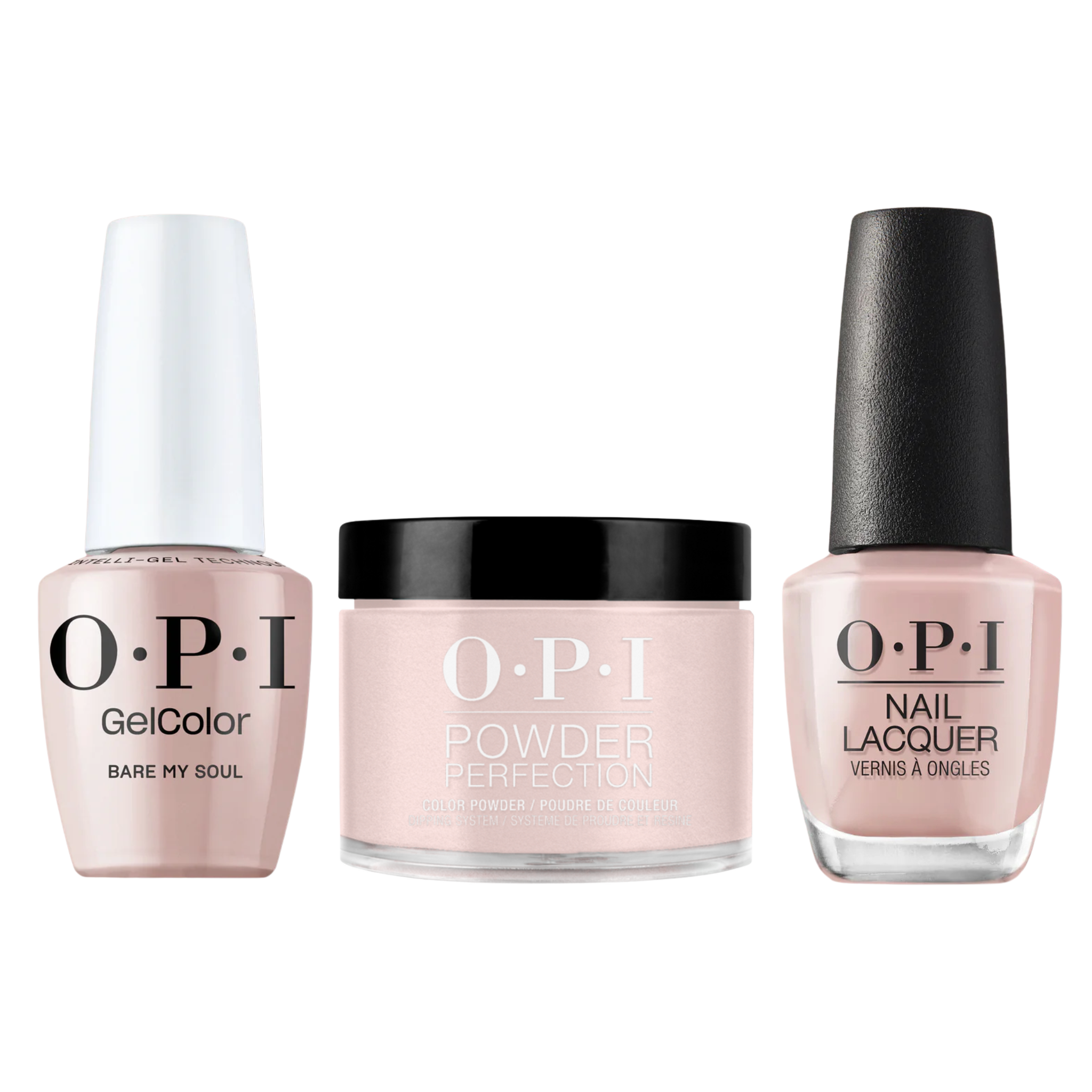 Shop OPI Intelli-Gel Trio SH4 Bare My Soul