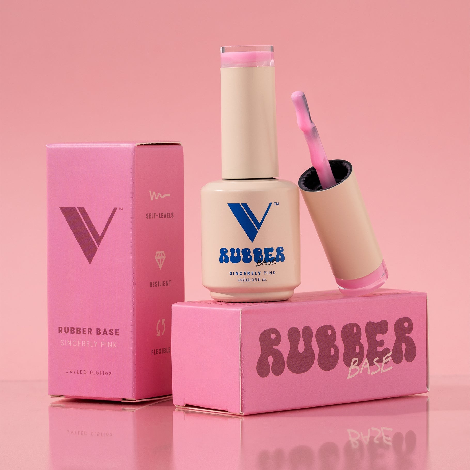 V Beauty Pure I Sincerely Pink Rubber Base