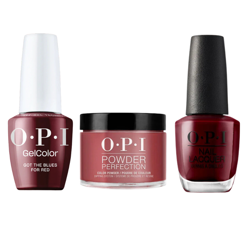 Shop OPI Intelli-Gel Trio W52 Got The Blues For Red
