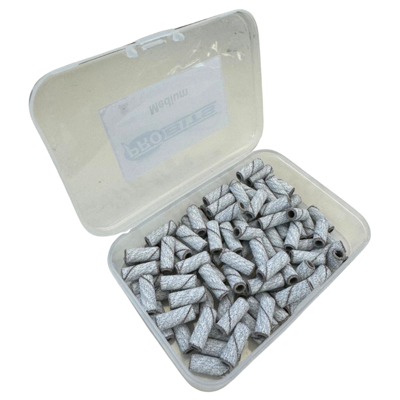 Medium Grit - Mini Zebra Sanding Bands 100ct by Medicool