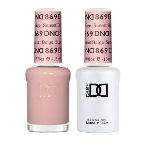 Shop 869 Sunset Beige Gel & Polish Duo by DND Online Now