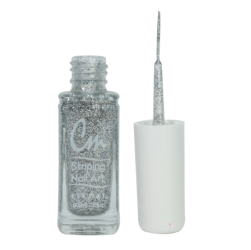 CM29 Silver Glitter Nail Art Polish by Lechat