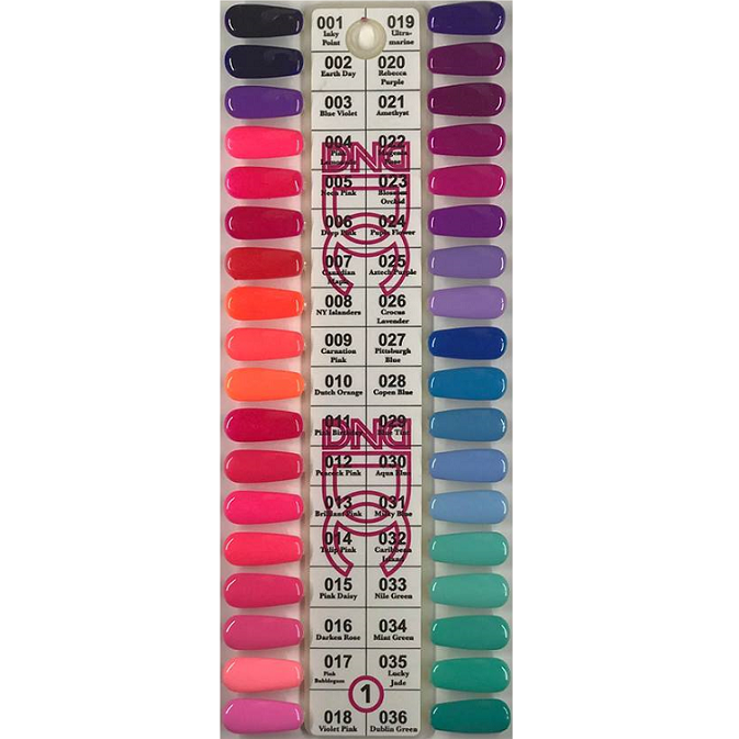 DND DC Color Swatch 1-4